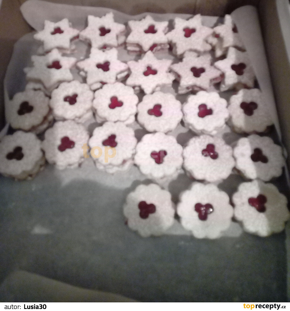 Linecké cukroví 2 recept - TopRecepty.cz