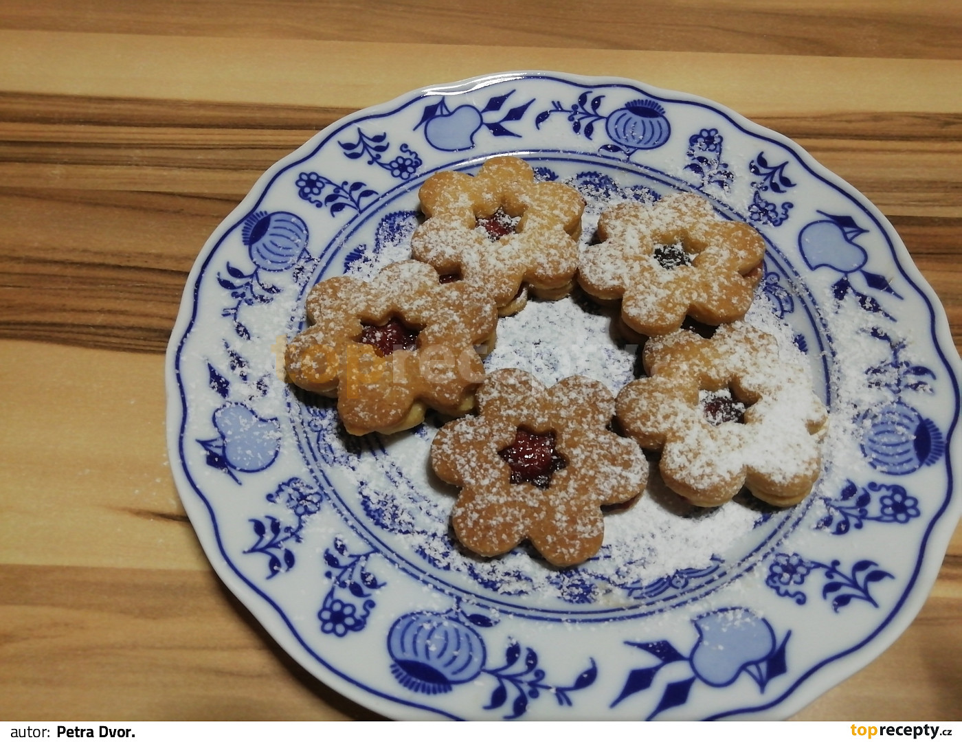 Linecké koláčky (srdíčka) recept - TopRecepty.cz