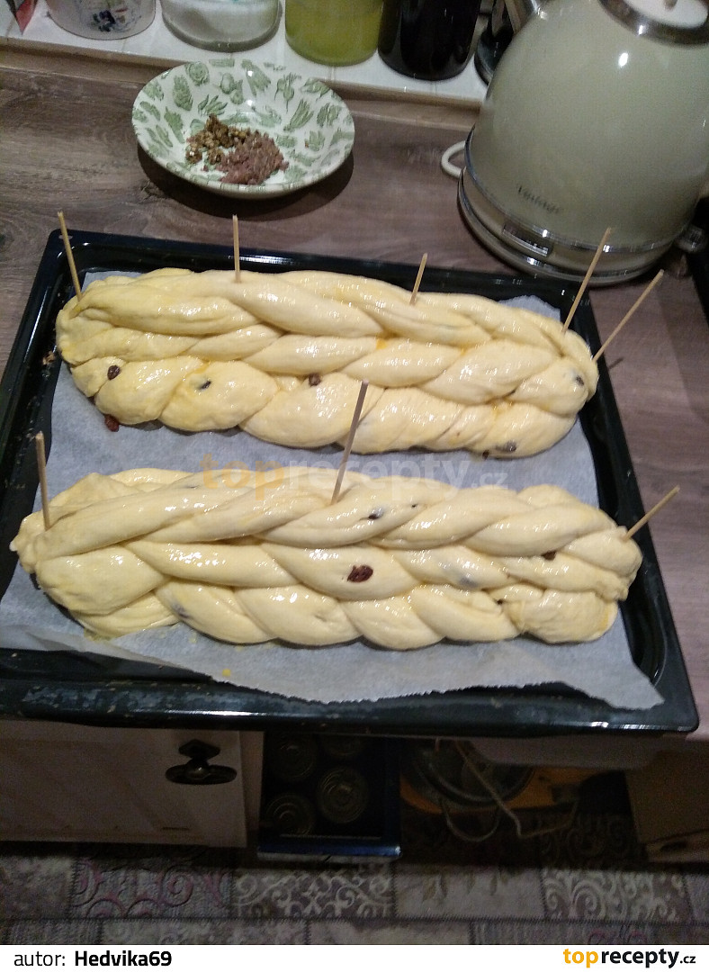 Máslová vánočka - TopRecepty.cz