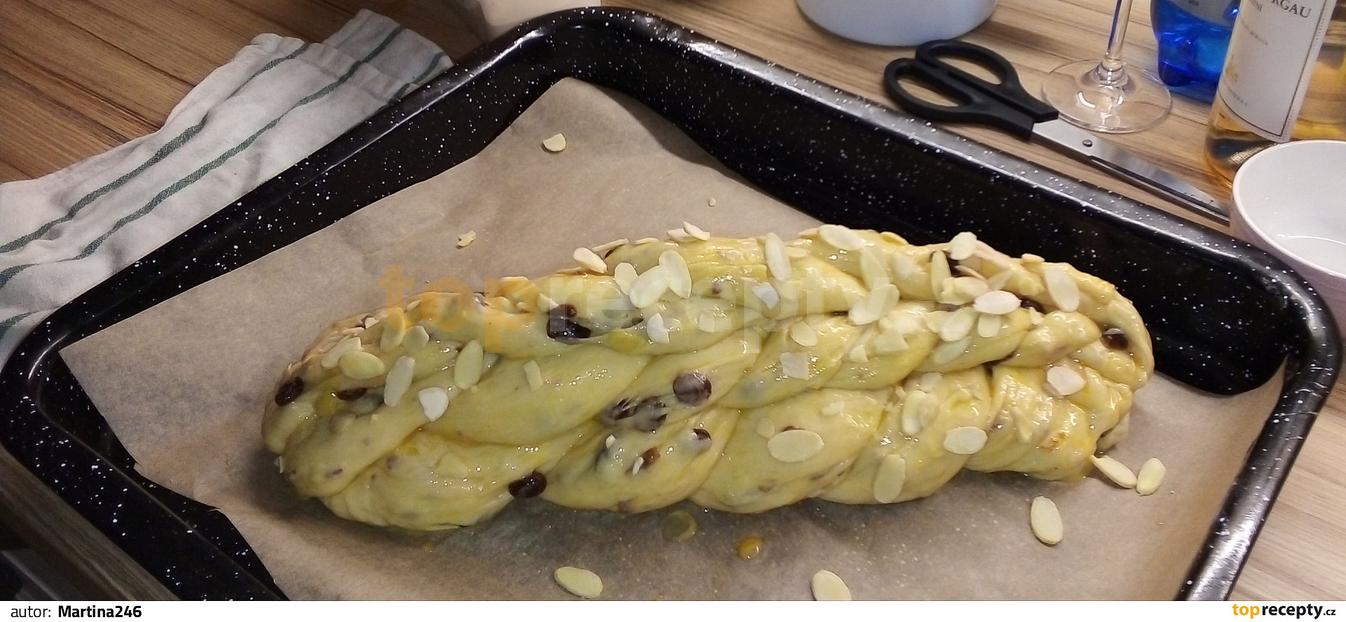 Máslová vánočka - TopRecepty.cz