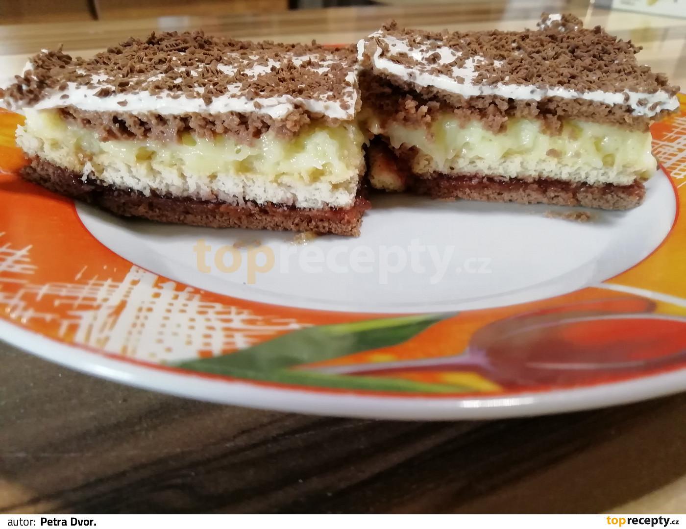 Bebe řezy s pudinkem - TopRecepty.cz