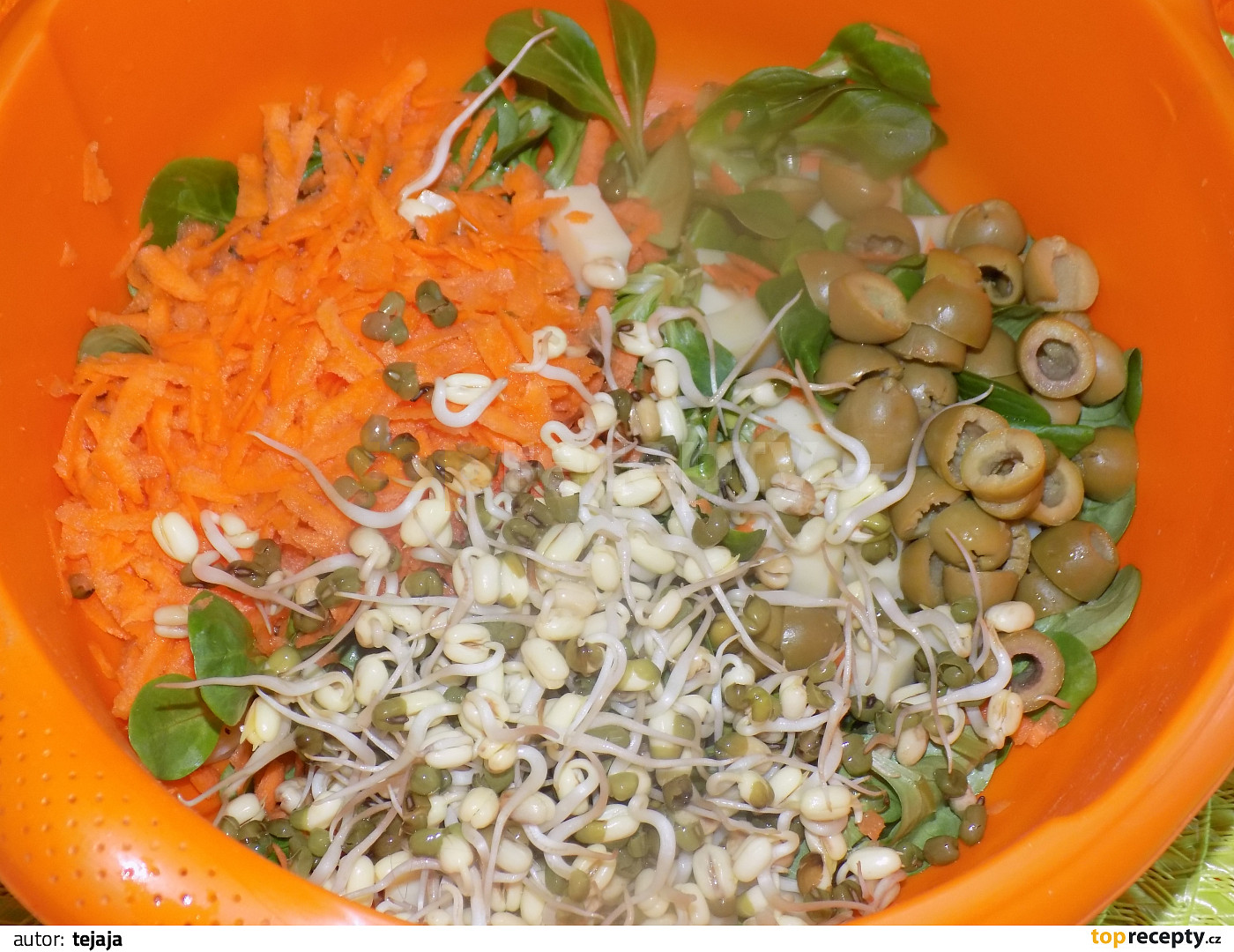 Salát s klíčky mungo recept - TopRecepty.cz Salát s klíčky mungo recept - TopRecepty.cz