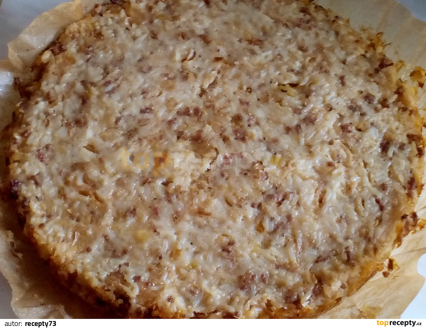 Mleté maso se zelím a rýží - zapékané recept - TopRecepty.cz