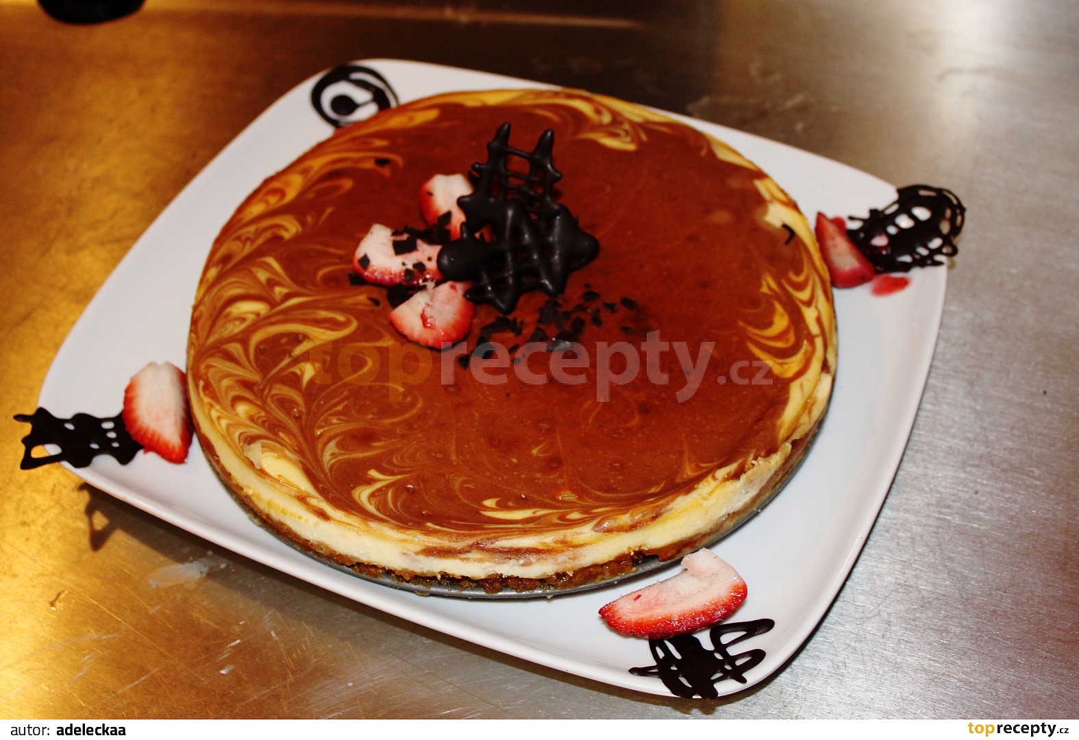 Mramorový Cheesecake pro Anselma recept - TopRecepty.cz