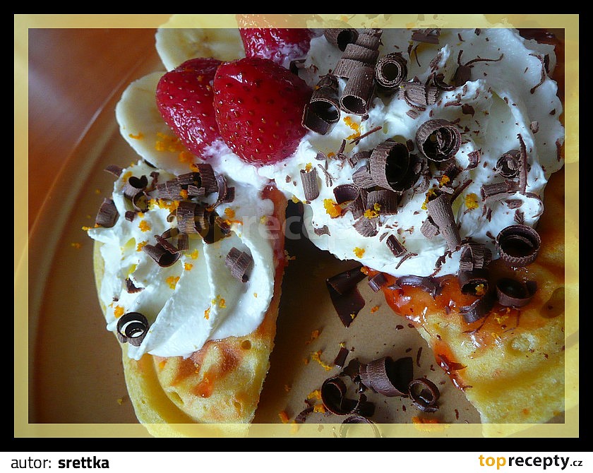 Francouzské vafle recept - TopRecepty.cz