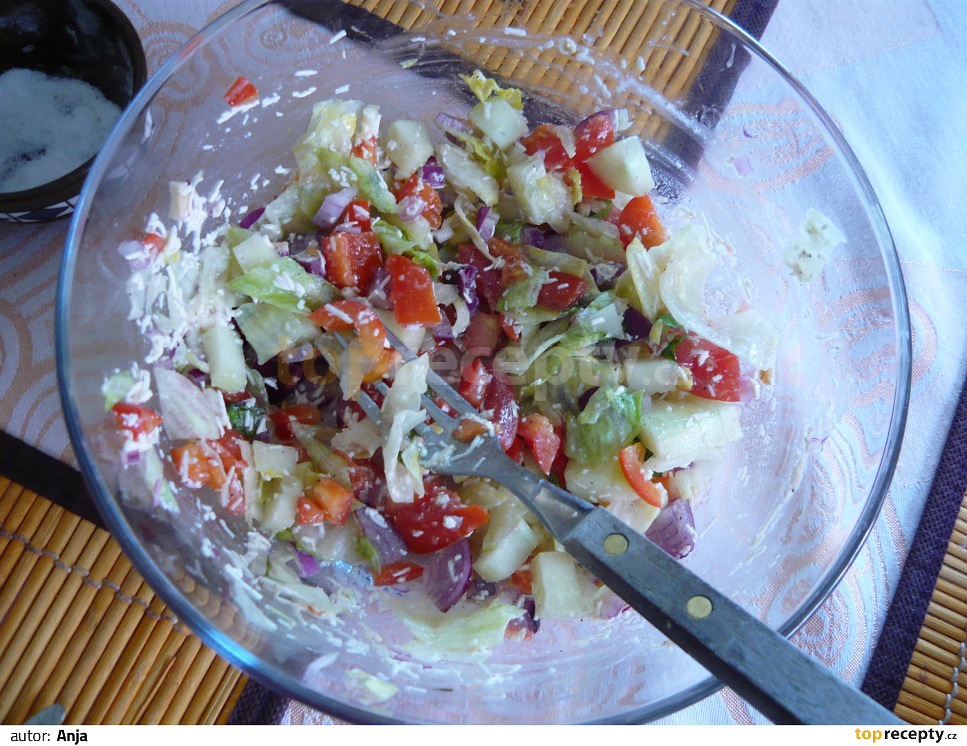 Balkánský salát recept - TopRecepty.cz