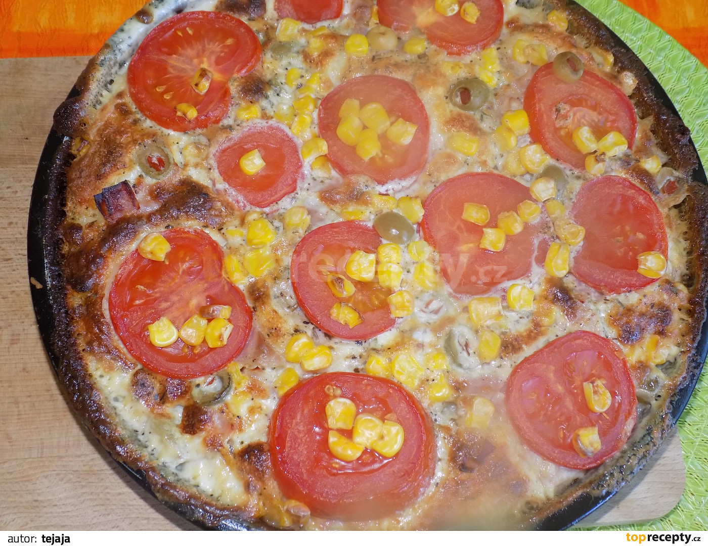 Smetanový základ na pizzu recept - TopRecepty.cz