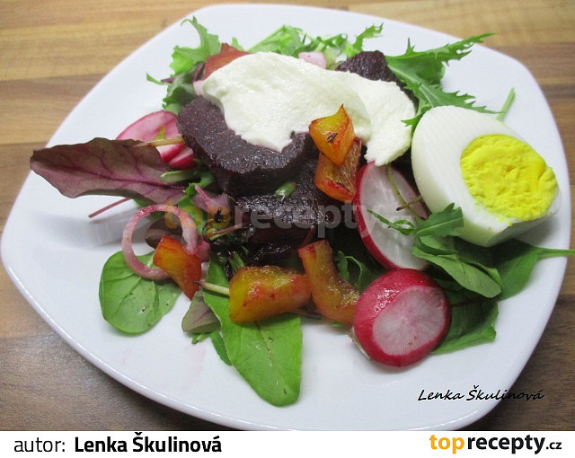 Letní mix salát recept - TopRecepty.cz