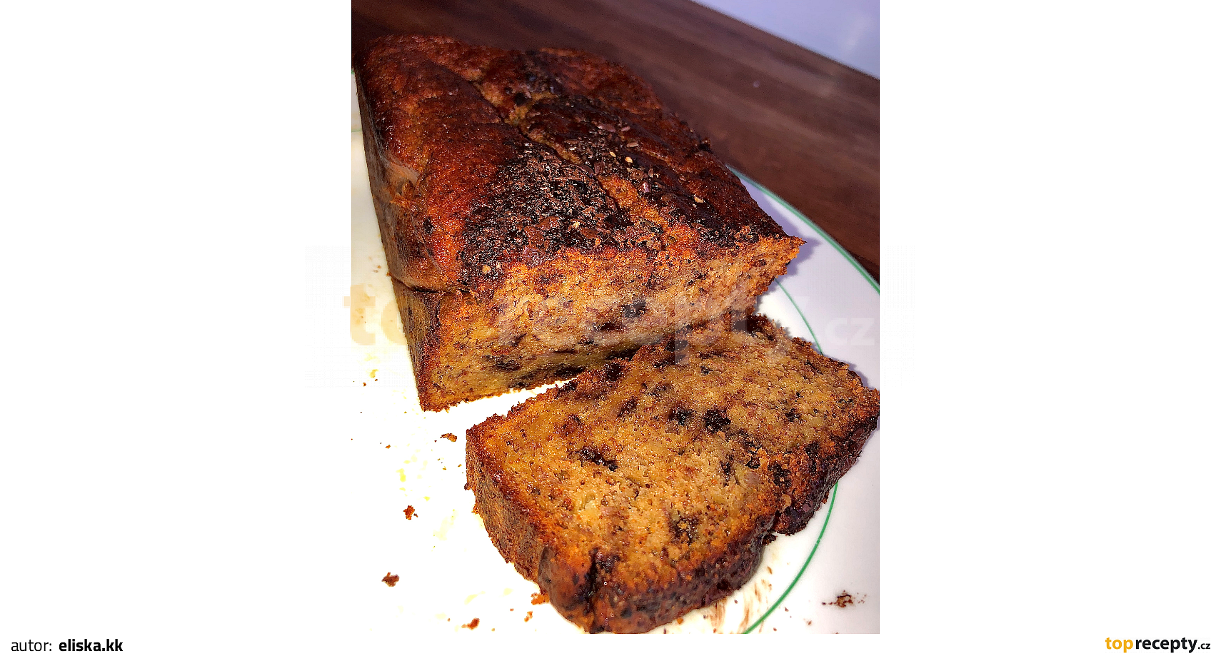 Zdravý banánový chlebík recept - TopRecepty.cz