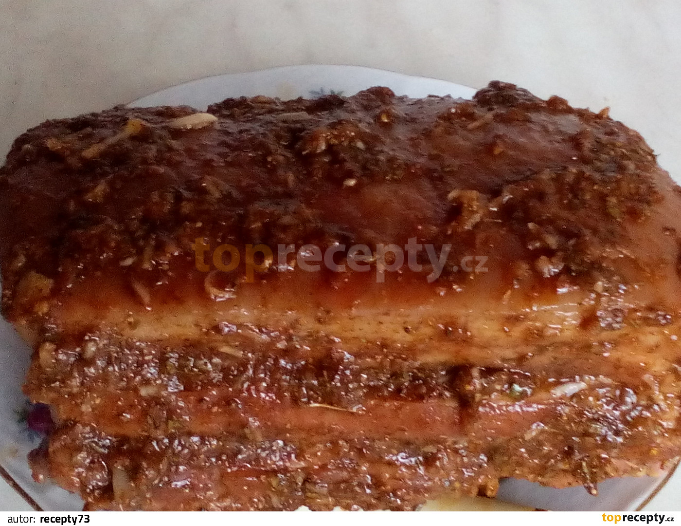 Nakládaný kořeněný bůček - TopRecepty.cz