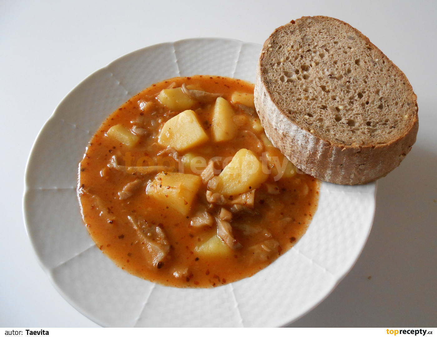 Falešná dršťková z hlívy / václavek (Dělená strava podle LK - Kytičky ...