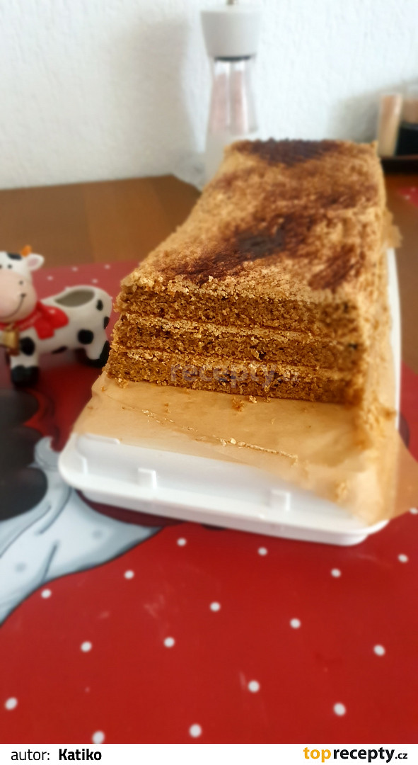 Jemné mocca řezy - TopRecepty.cz