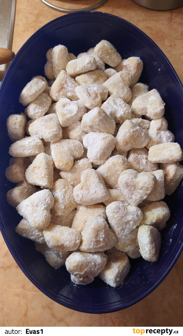 Šlehačkové cukroví recept - TopRecepty.cz