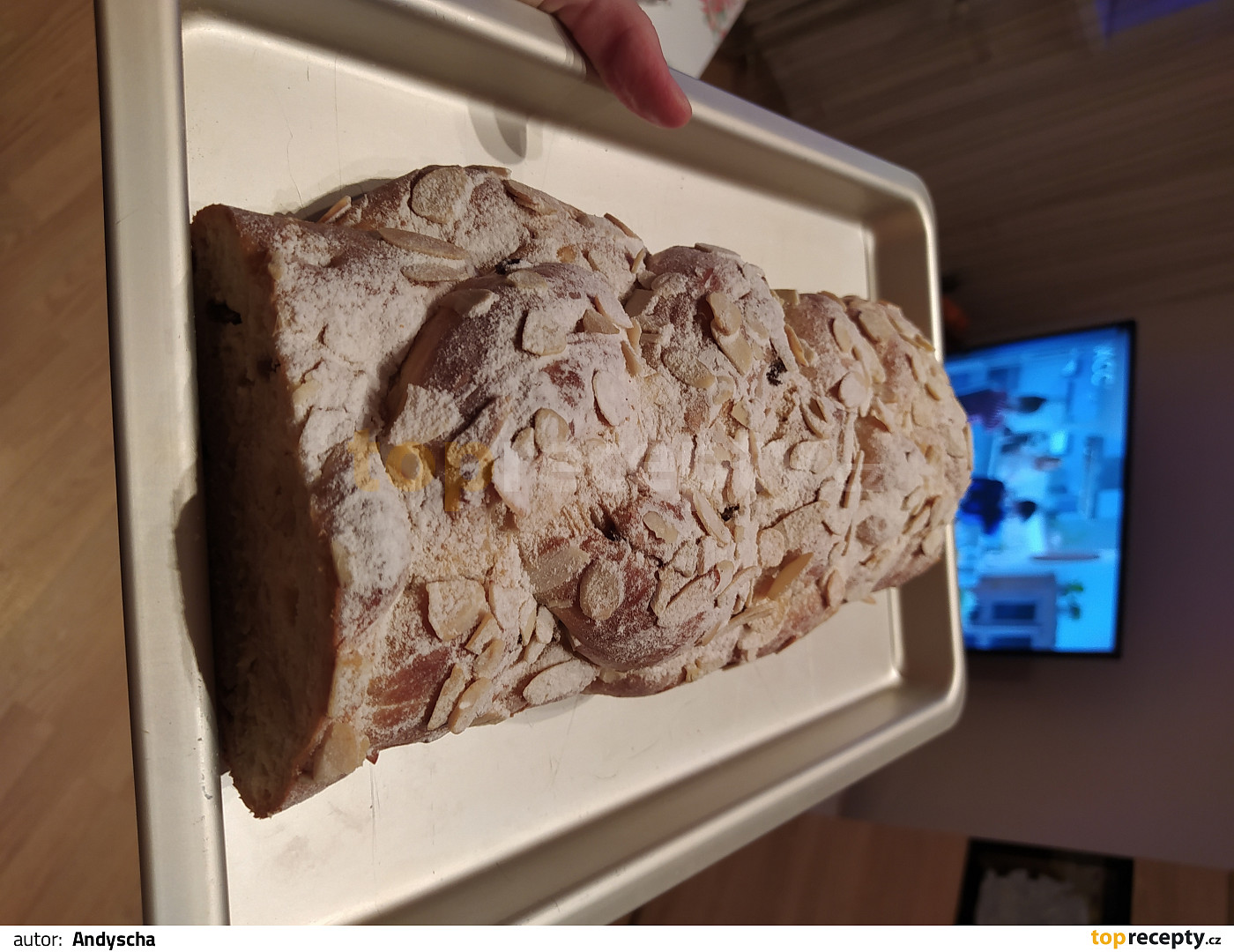 Domácí vánočka recept - TopRecepty.cz