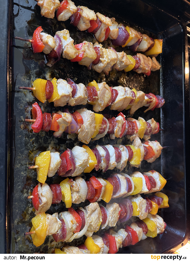 Kuřecí špízy - TopRecepty.cz
