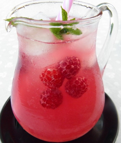 Malinová limonáda recept - TopRecepty.cz