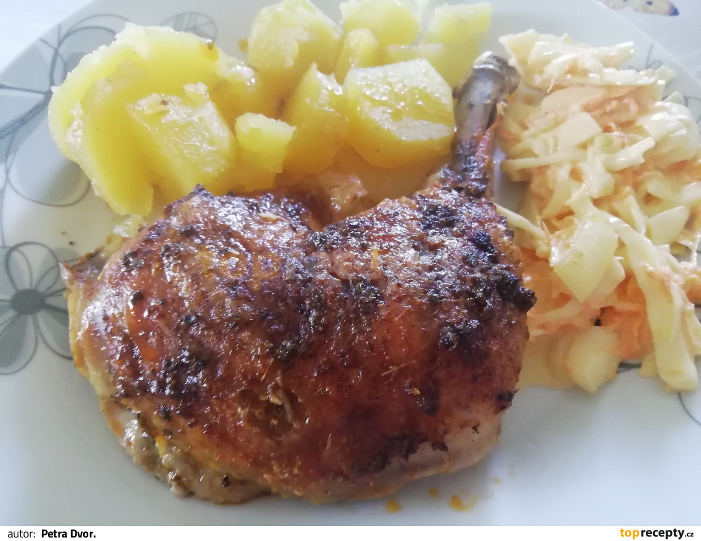 Pečené kuře - TopRecepty.cz