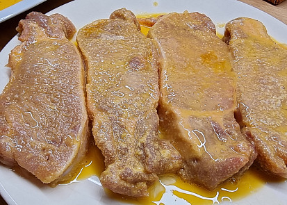 Obrácené řízky se zeleninovou směsí - TopRecepty.cz