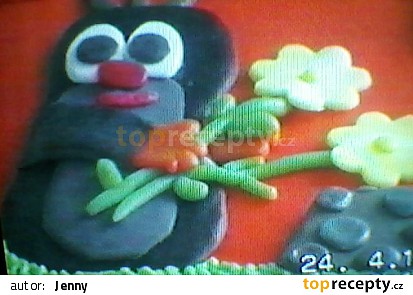 Dinosauři a krtek aktovka-dort recept - TopRecepty.cz