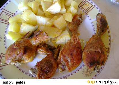 Pečené kuře recept - TopRecepty.cz