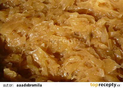 Karamelizované kysané zelí podle Oldy recept - TopRecepty.cz