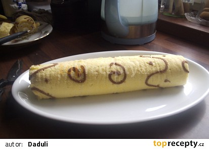 Piškotová roláda 4 recept - TopRecepty.cz