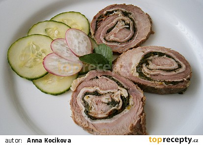 Vepřové rolády s jednoduchou náplní recept - TopRecepty.cz